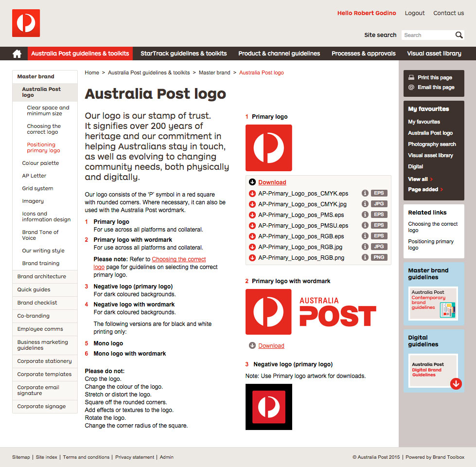 Brand Toolbox Customers Australia Post